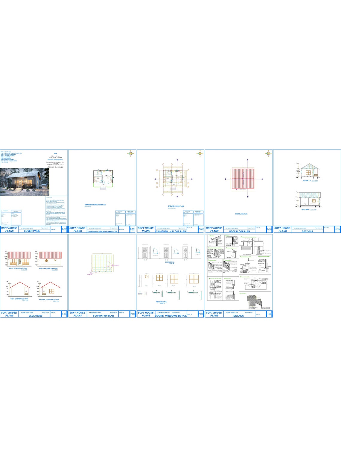 Tiny House Plans, Modern Cottage Small Home Plans - Etsy