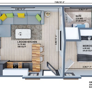 Small House Plan Pdf Architectural Home Design - Etsy
