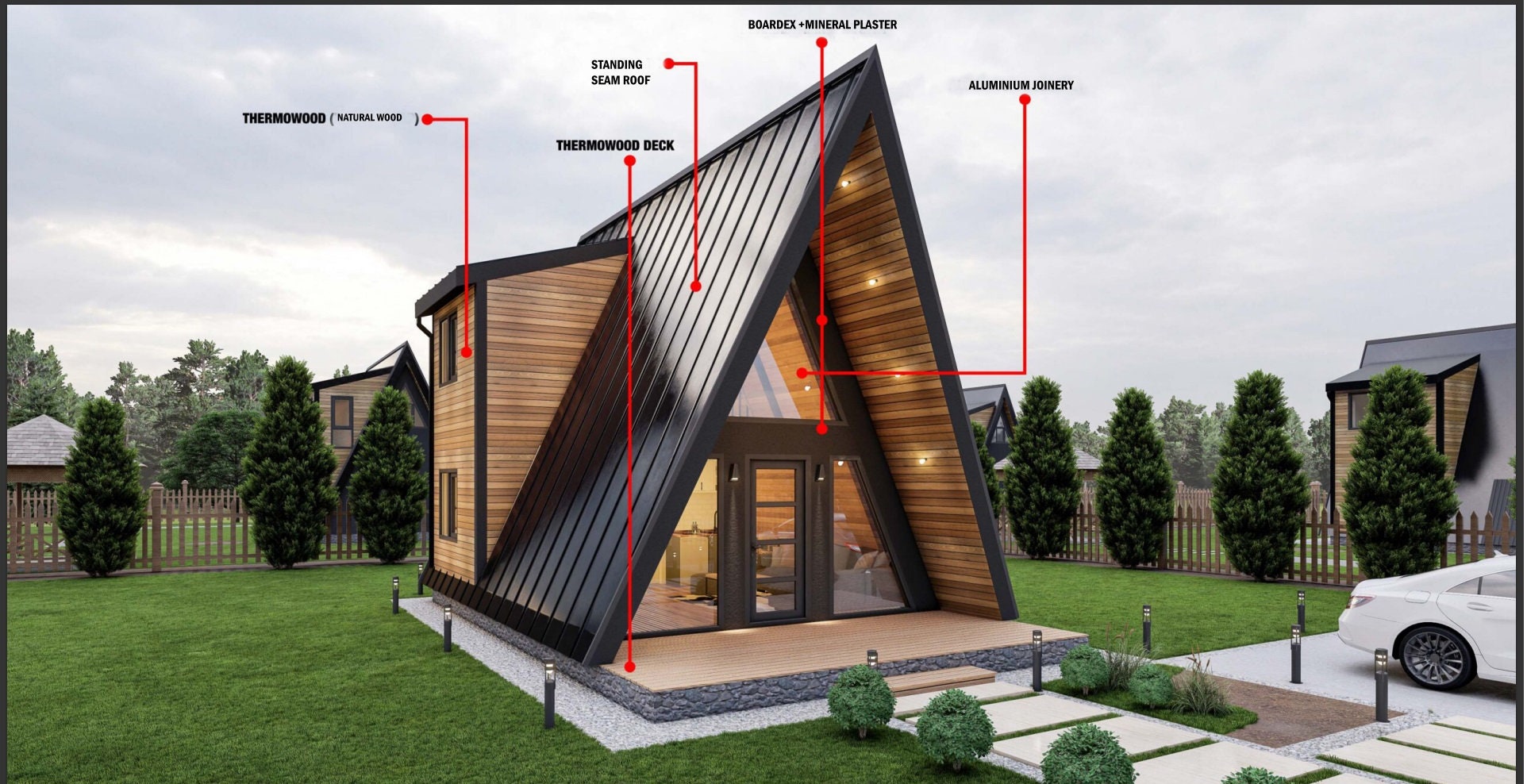 A-frame House Architectural Plans, Large A Frame Blueprint PDF - Etsy