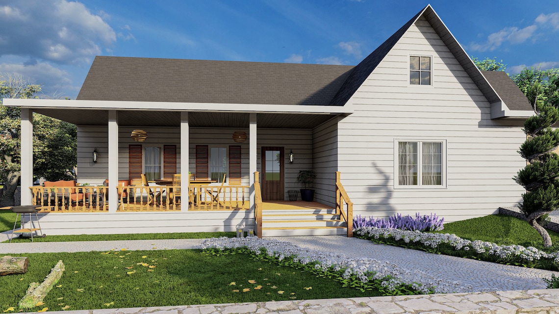 Small House Plans, Barndominium House Plans, Tiny House Plans - Etsy