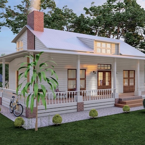 Cottage House Plans Blueprint Home Designs for Your Dream House - Etsy