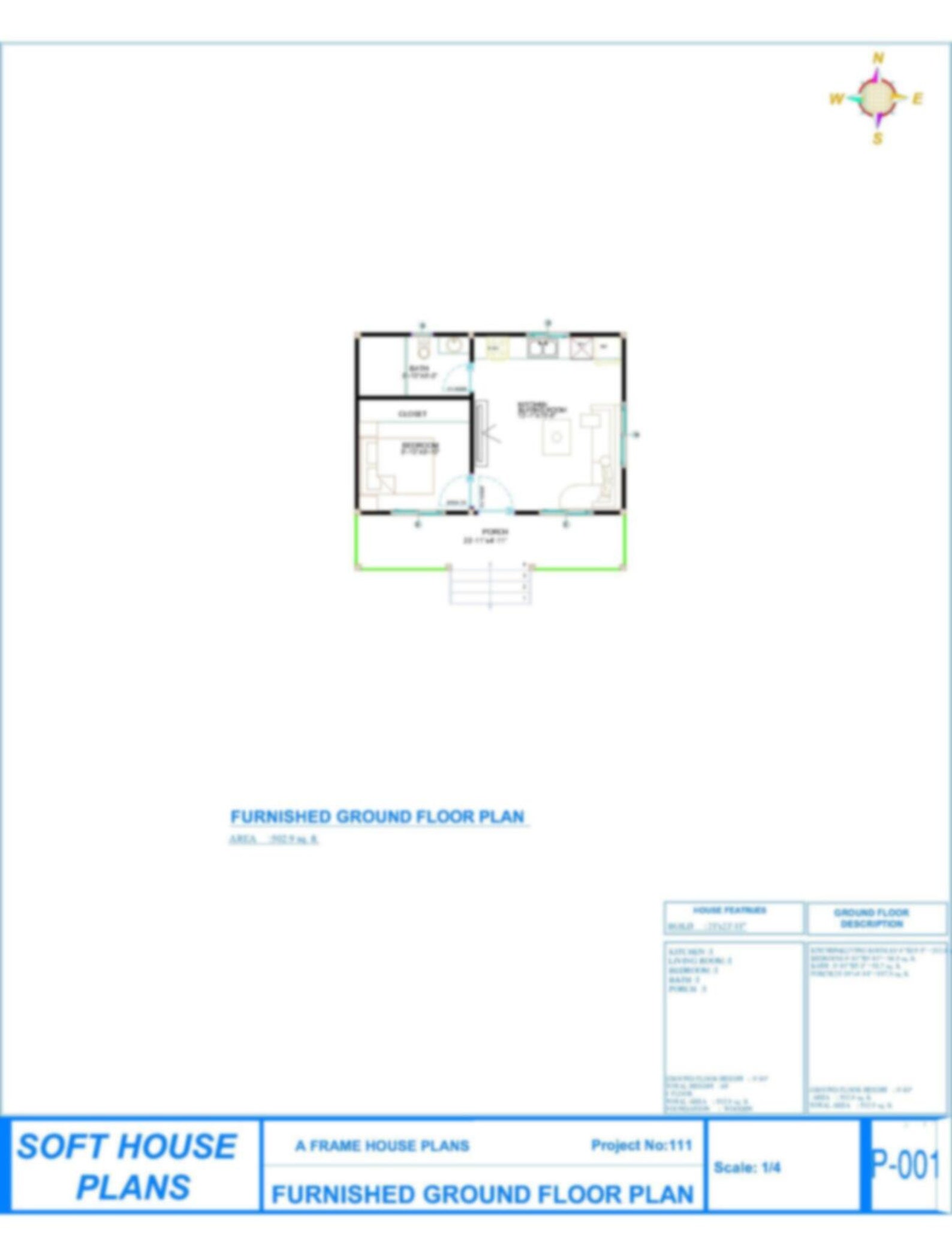 Tiny House Plans, Modern Cottage Small Home Plans - Etsy
