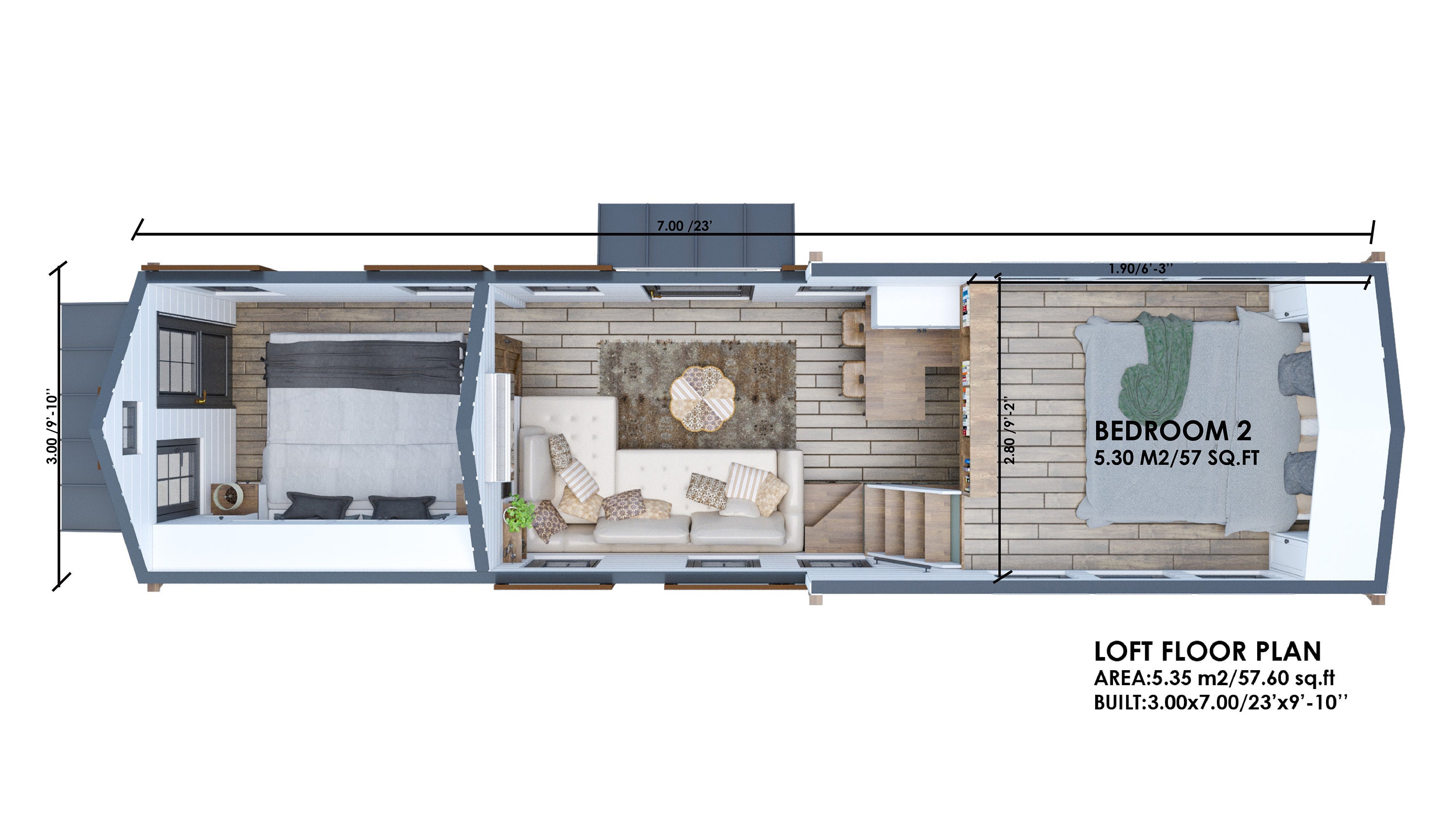 Tiny House Frame Kit, Prefab Tiny House Blueprint - Etsy