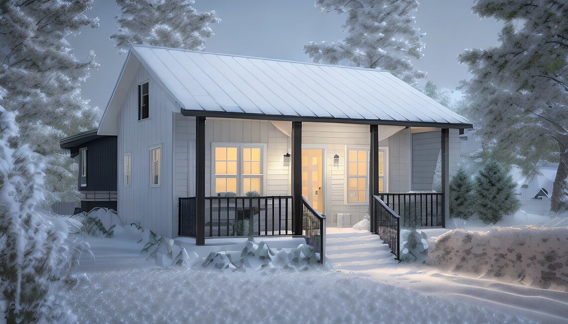 Tiny House Plans, Modern Cottage Small Home Plans - Etsy