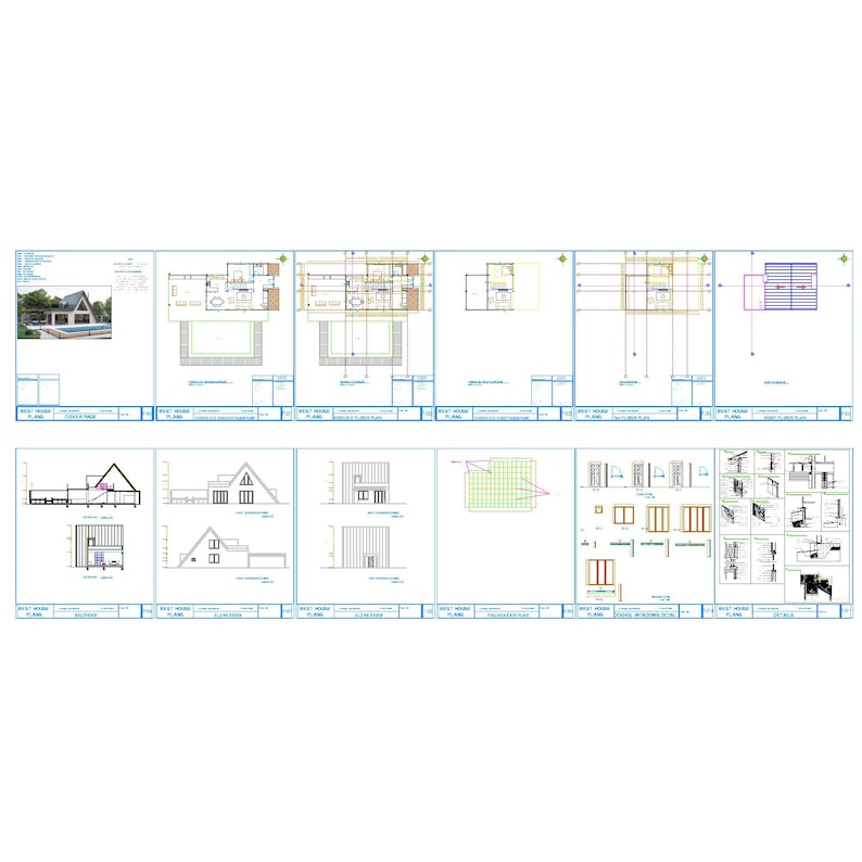 A-frame Cabin Plans, Blueprint - Etsy