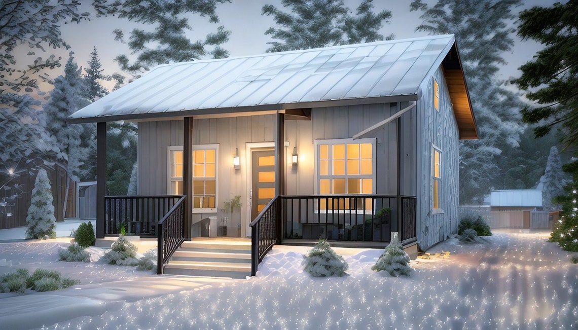 Tiny House Plans, Modern Cottage Small Home Plans - Etsy
