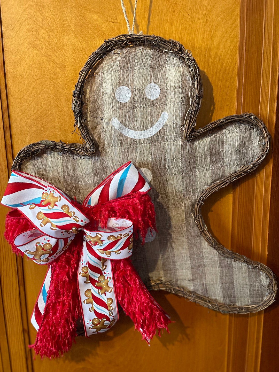 Gingerbread Man Door Hanger, Door Hanger, Gingerbread Man, Front Door ...