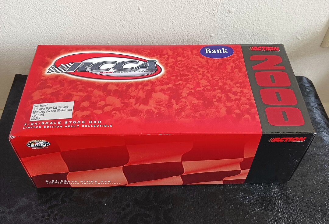 NIB 1:24 Action RCCA Tony Stewart #20 Nascar Bank - Etsy