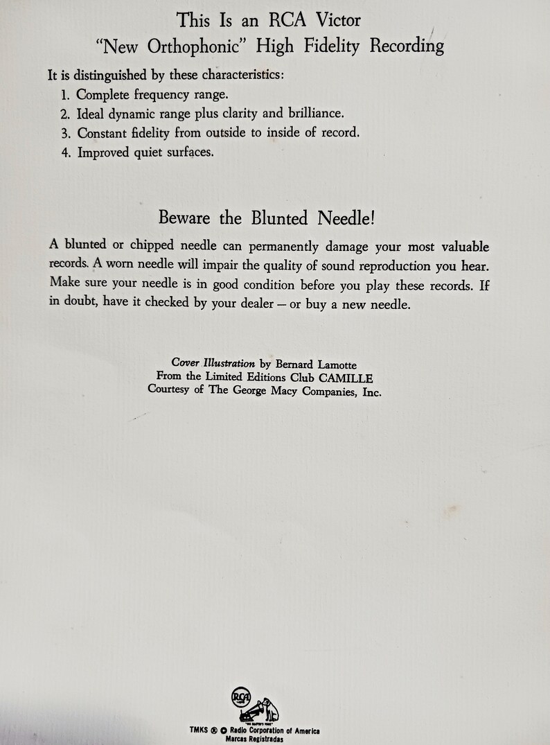 1956 Recording of La Traviata Opera by RCA Victor in Rome - Etsy