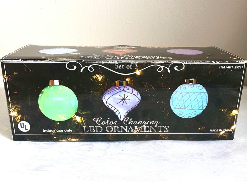 RARE Vintage Costco Color Changing LED Lights - Set of 3! - Etsy