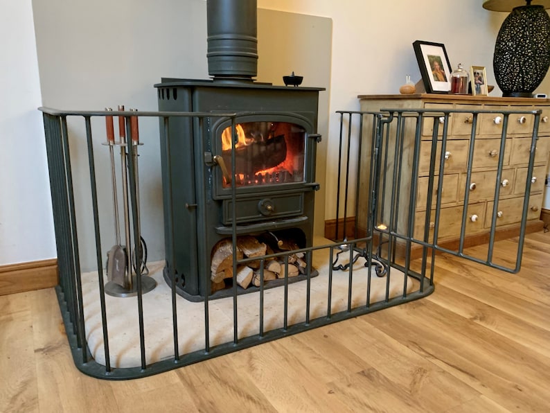 Bespoke Fire Guard With Gate Handcrafted in South Devon - Etsy UK