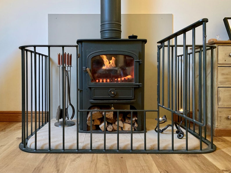 Bespoke Fire Guard With Gate Handcrafted in South Devon - Etsy UK
