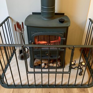 Bespoke Fire Guard With Gate Handcrafted in South Devon - Etsy UK
