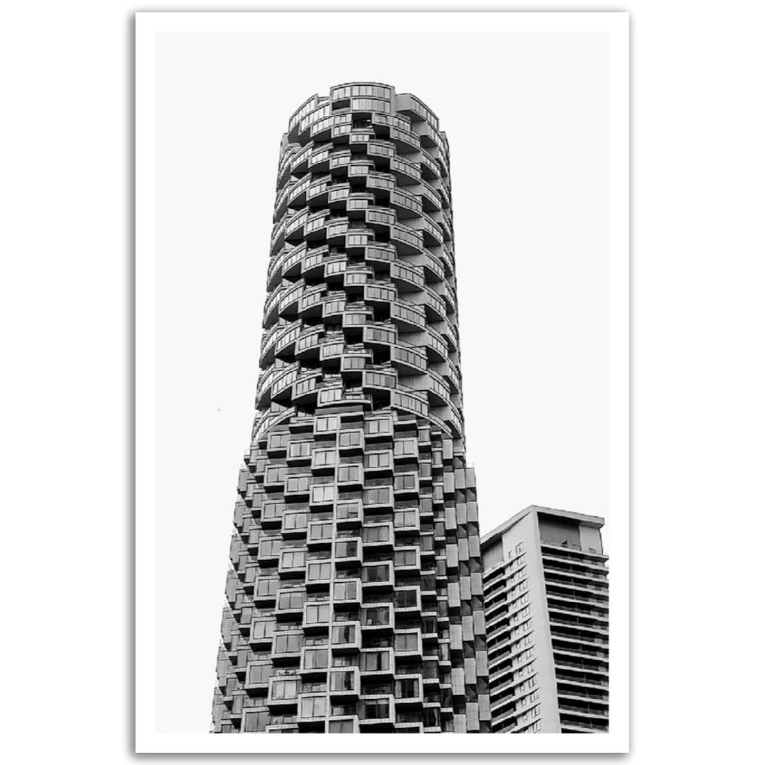 CANARY WHARF Black & White Original Photograph - Etsy