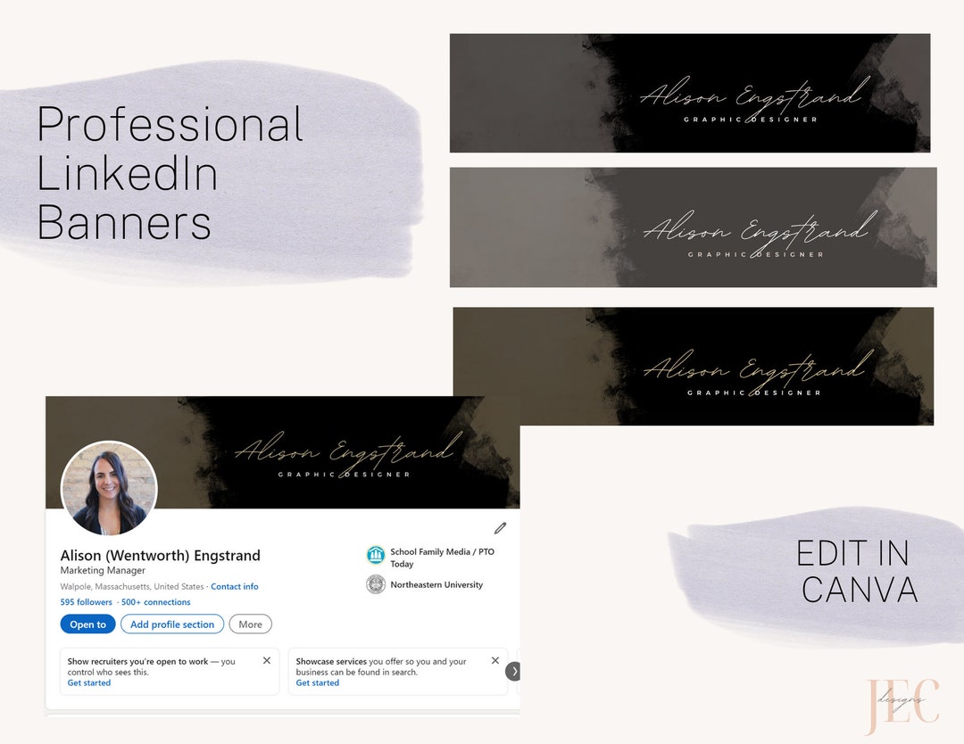 Linkedin Banner, Linkedin Branding, Linkedin Banner Canva Templates ...