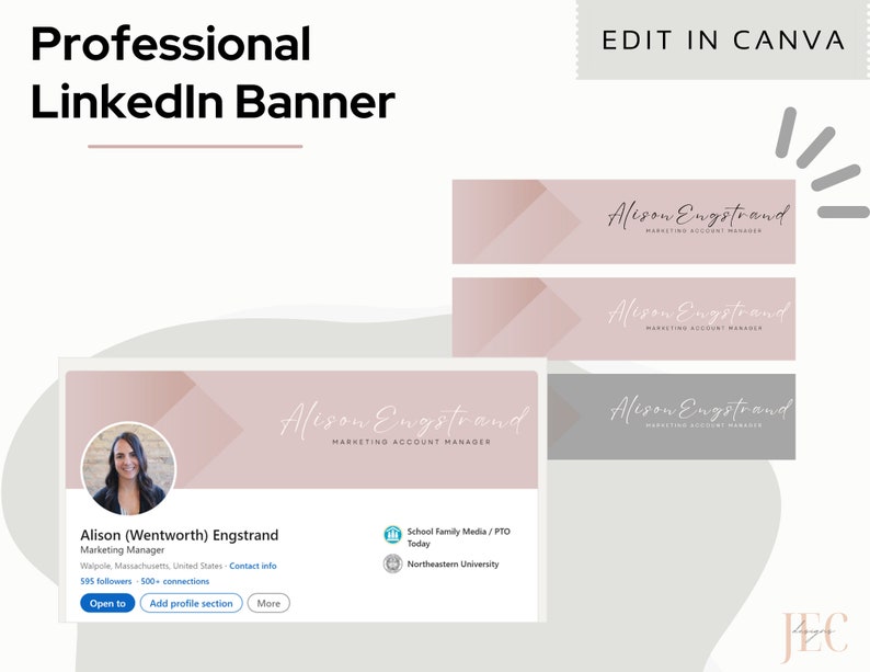 Linkedin Banner, Linkedin Branding, Linkedin Banner Canva Templates ...