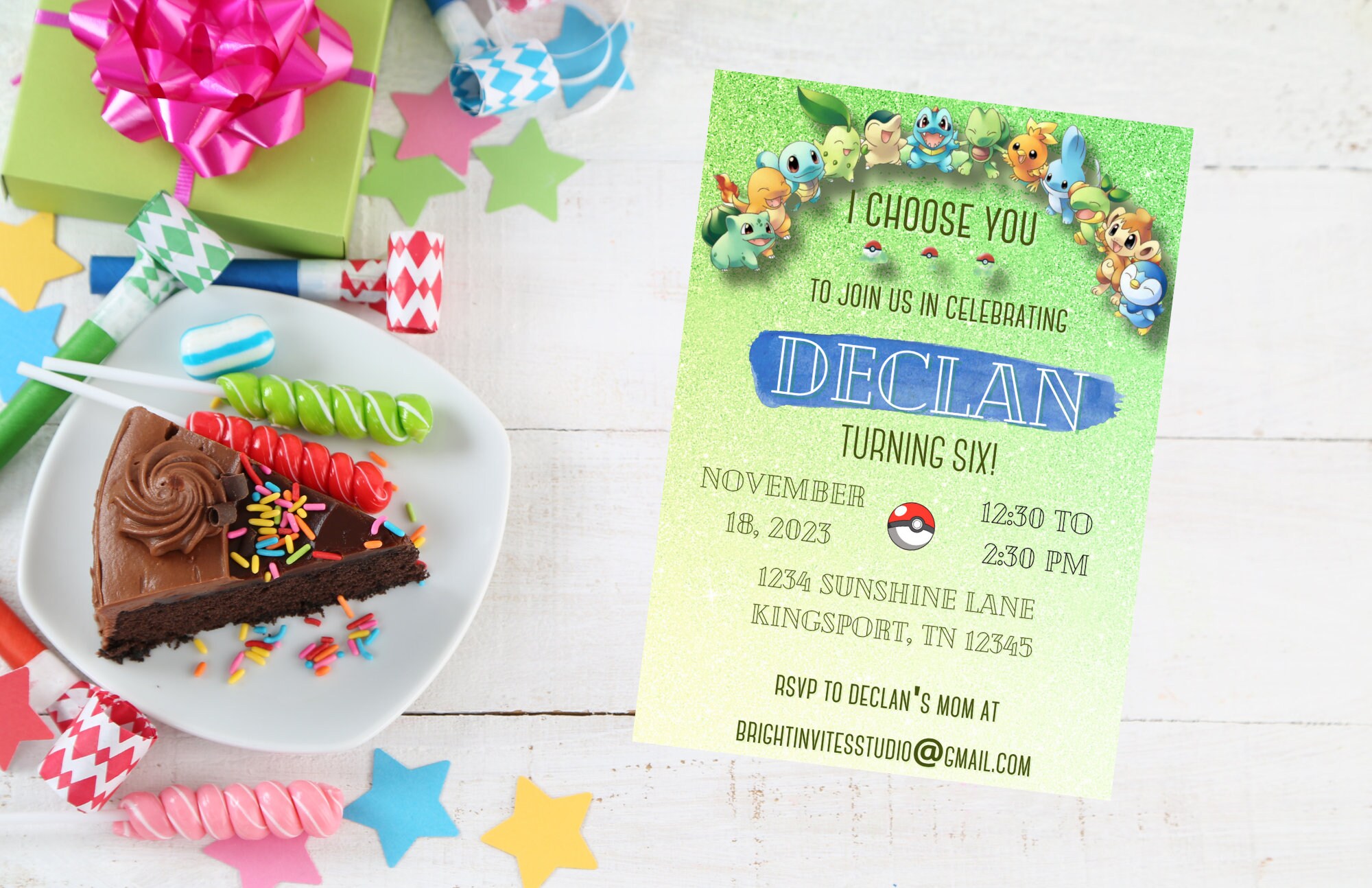 Pokemon / Poke-ball / Pikachu / Evee Birthday Party Editable - Etsy