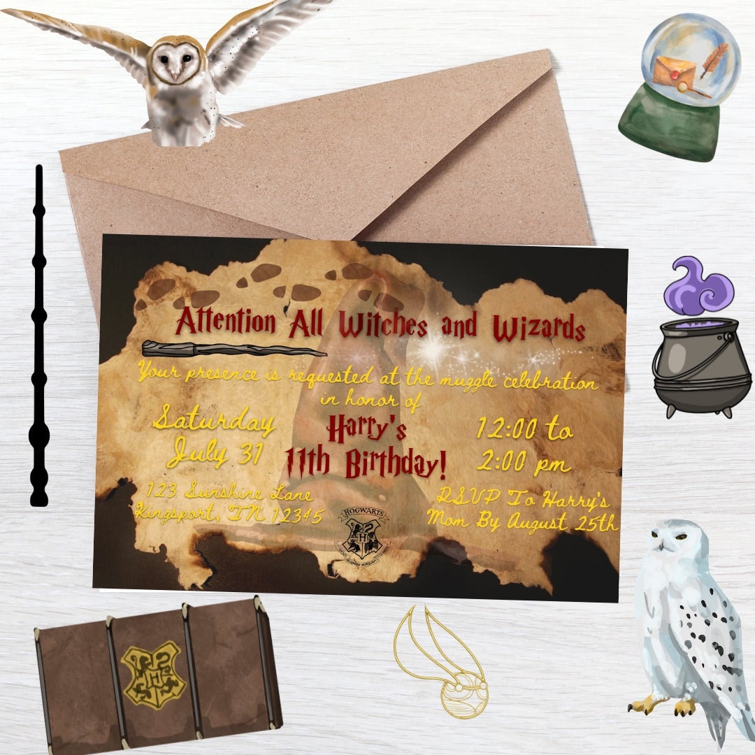 Harry Potter / Marauder's Map / Magic Witches / Magic Wizards ...