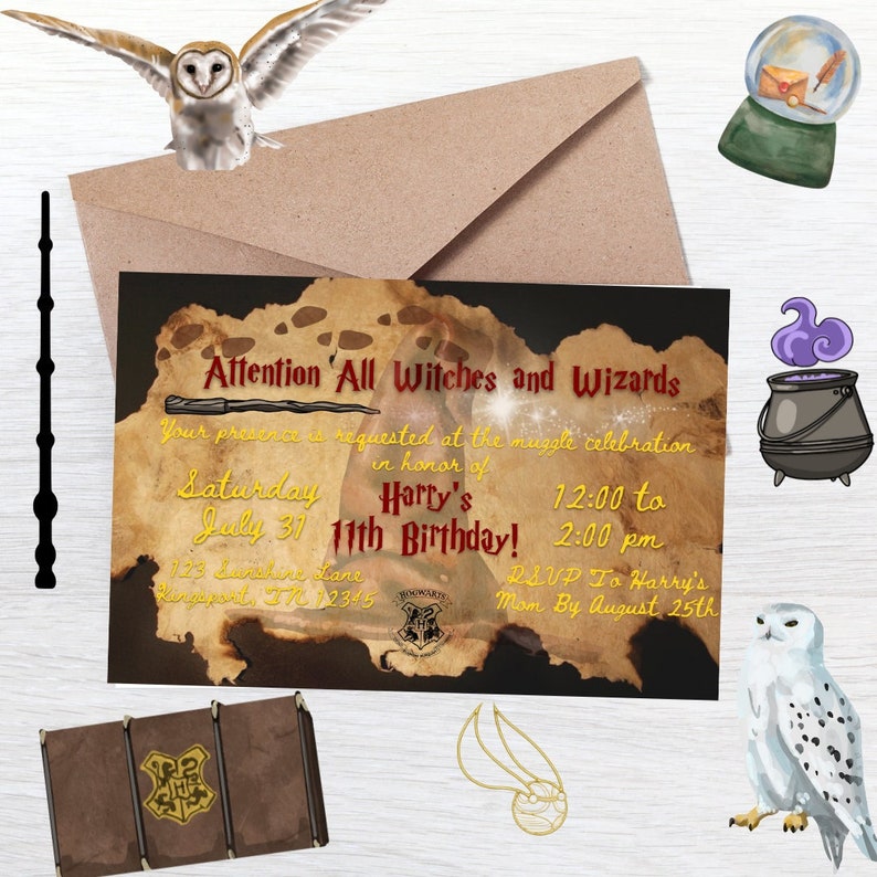 Harry Potter / Marauder's Map / Magic Witches / Magic Wizards ...