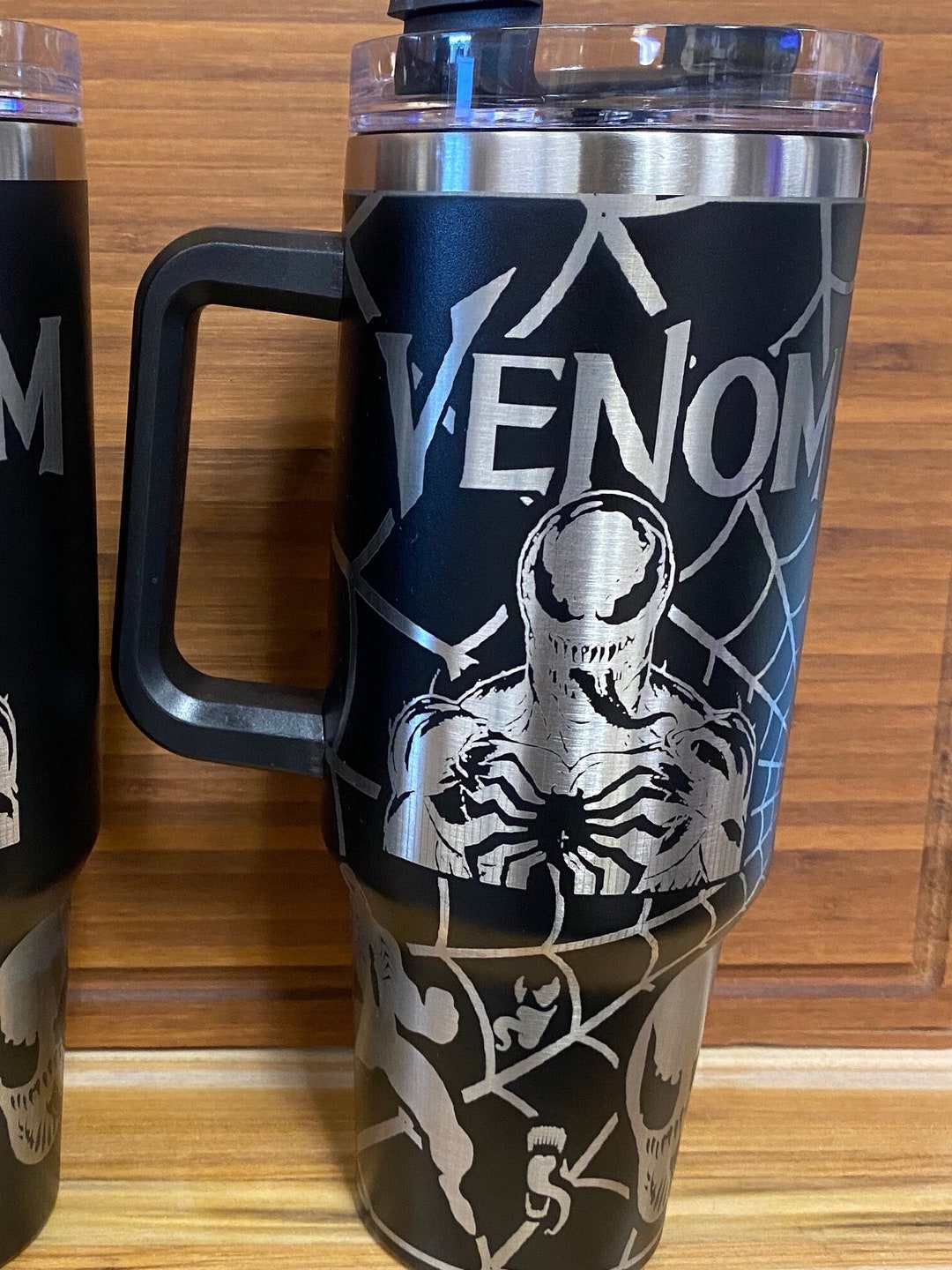 40 Oz Laser Engraved Tumbler Venom - Etsy