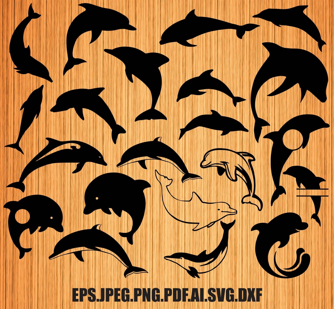 Mega Dolphin SVG Bundle, Dolphin Svg, Dolphin Clipart, Dolphin Png ...