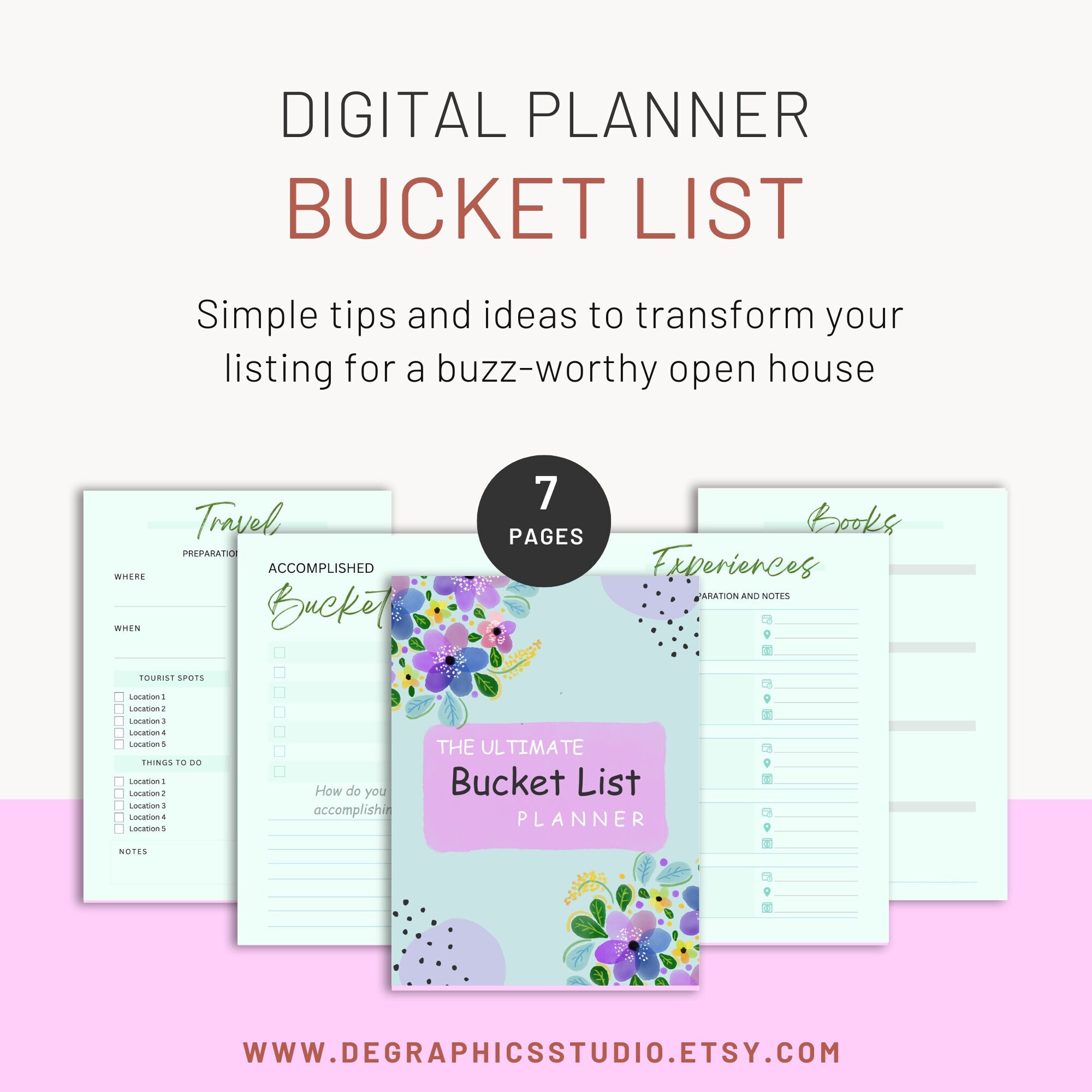 2024 Bucket List, Bucket List Template, Bucket List Printable, Bucket ...