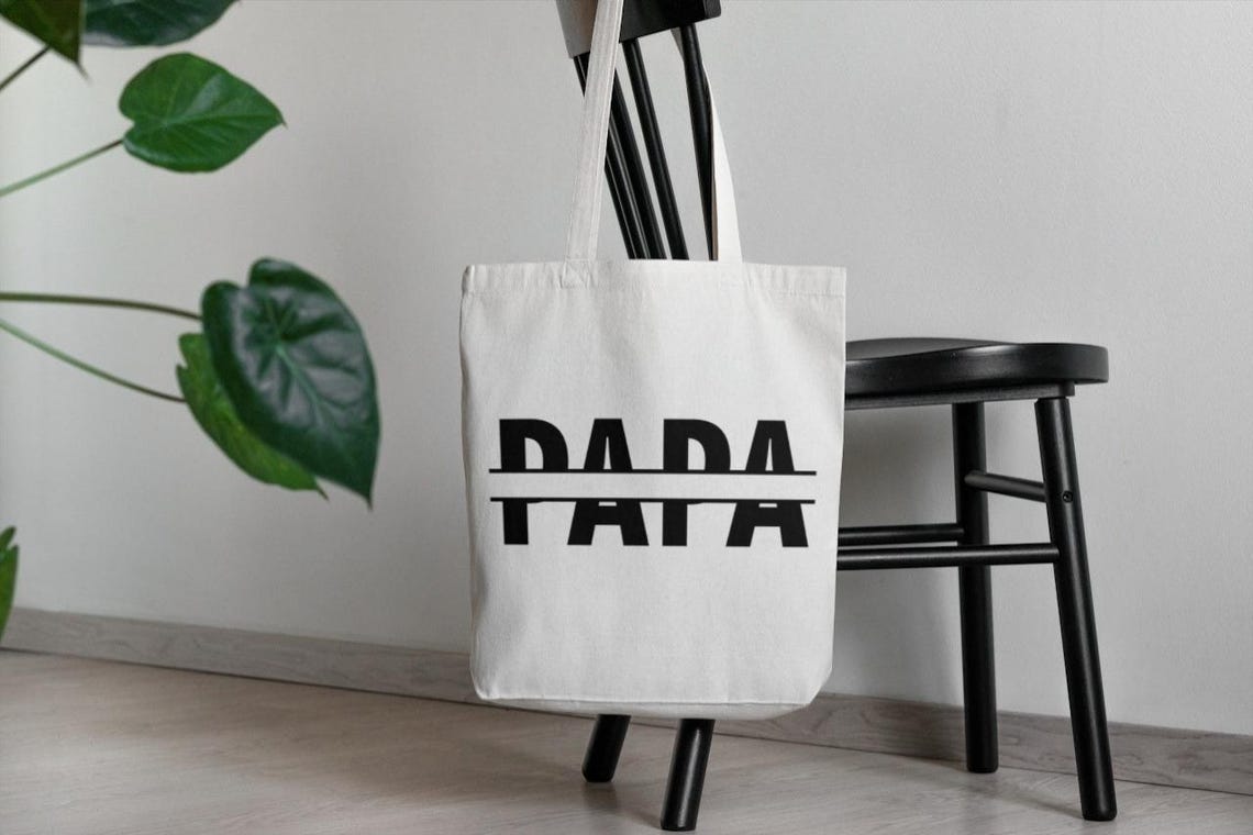 Papa Svg, Dad SVG, Father Svg, Father's Day SVG, Papa Split Name Frame ...