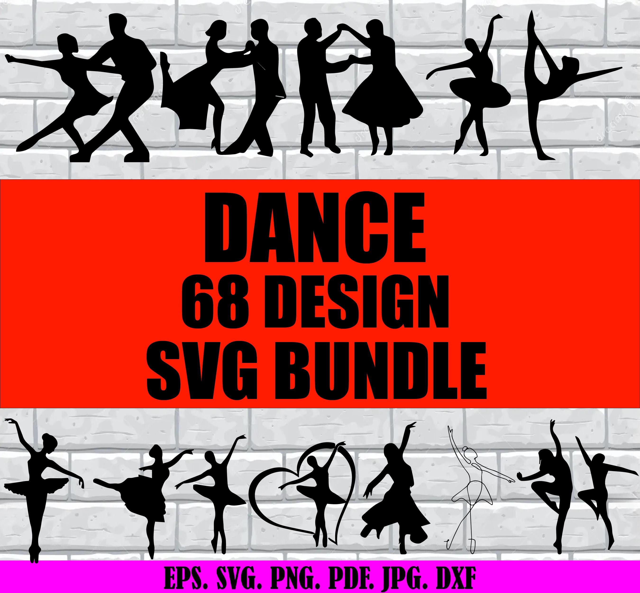 Dance Svg Bundle, Dance Png Bundle, Dance Silhouette, Dance Vector ...