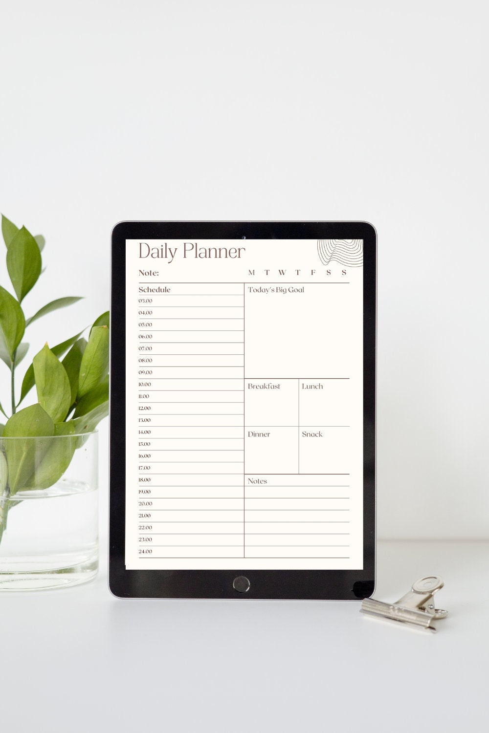 Printable Daily Planner, My Daily Planner, A4 Daily Planner, Instant ...