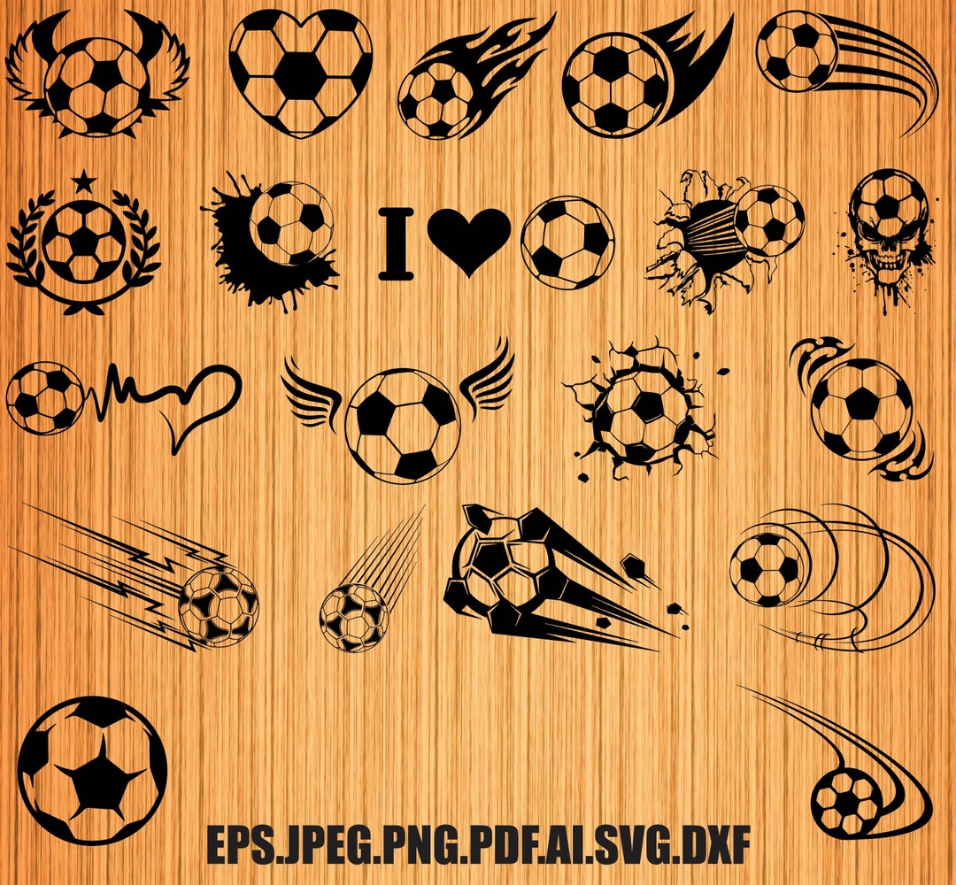 Soccer Ball Svg Bundle, Soccer Svg Bundle , Soccer Ball Png Bundle ...