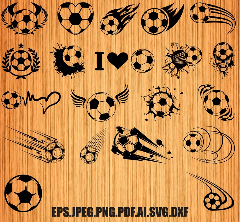 Soccer Ball Svg Bundle, Soccer Svg Bundle , Soccer Ball Png Bundle ...
