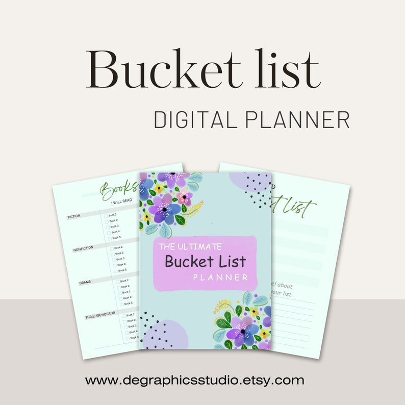2024 Bucket List, Bucket List Template, Bucket List Printable, Bucket List Tracker, Bucket List ...