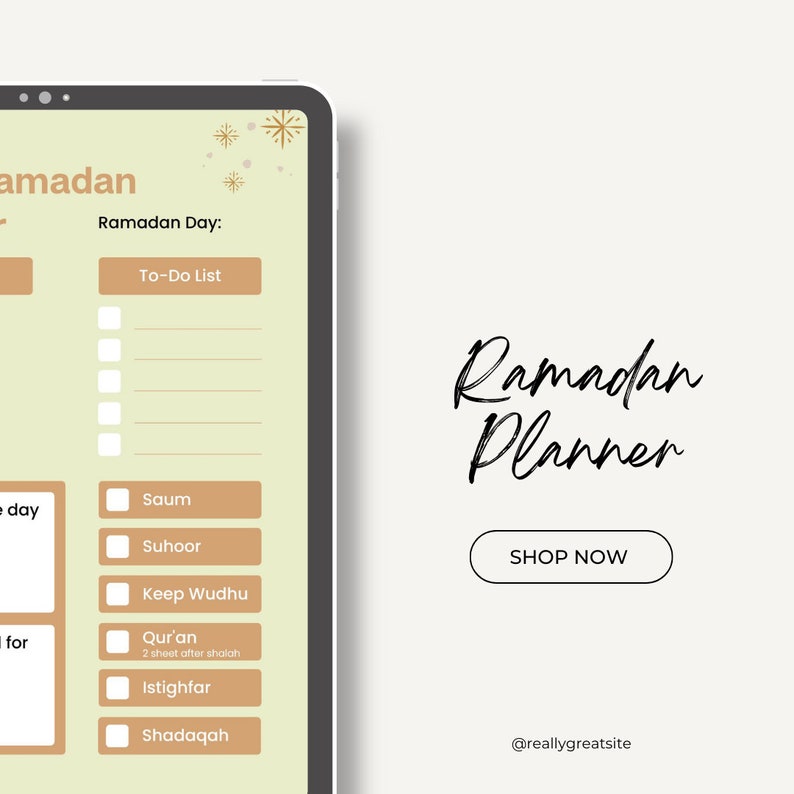 Daily Ramadan Planner Printable, 2024 Ramadan Tracker, Ramadan Journal ...