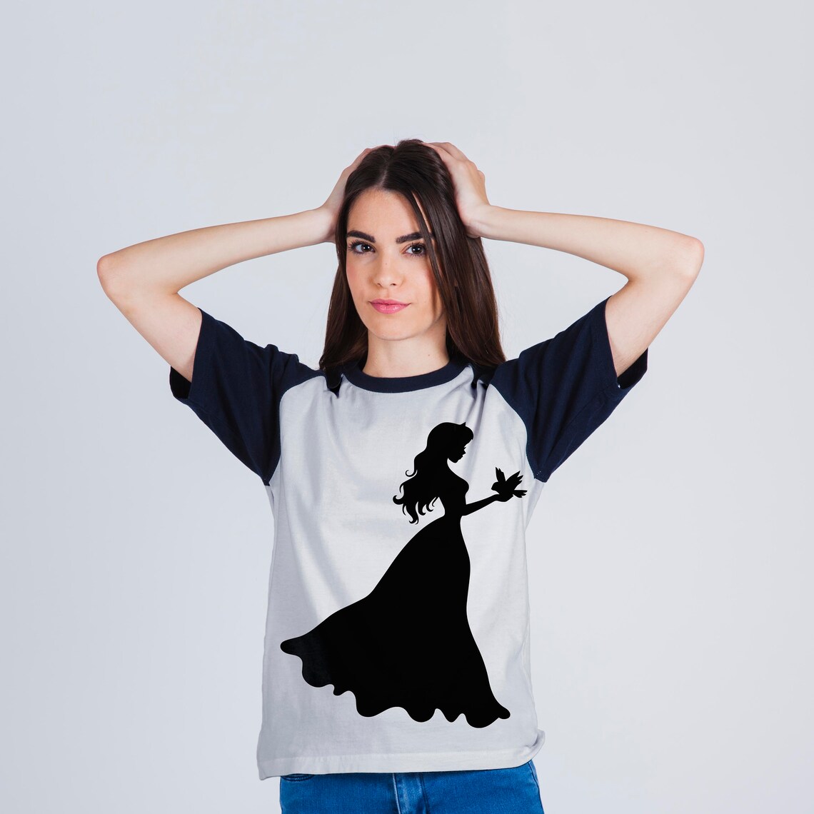 Cute Princess SVG, Princess Silhouette, Princess Shirt Svg, Royalty Svg ...