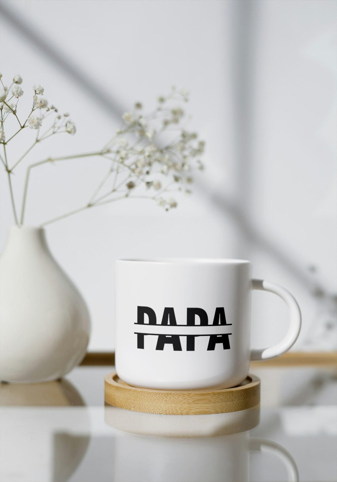 Papa Svg, Dad SVG, Father Svg, Father's Day SVG, Papa Split Name Frame ...