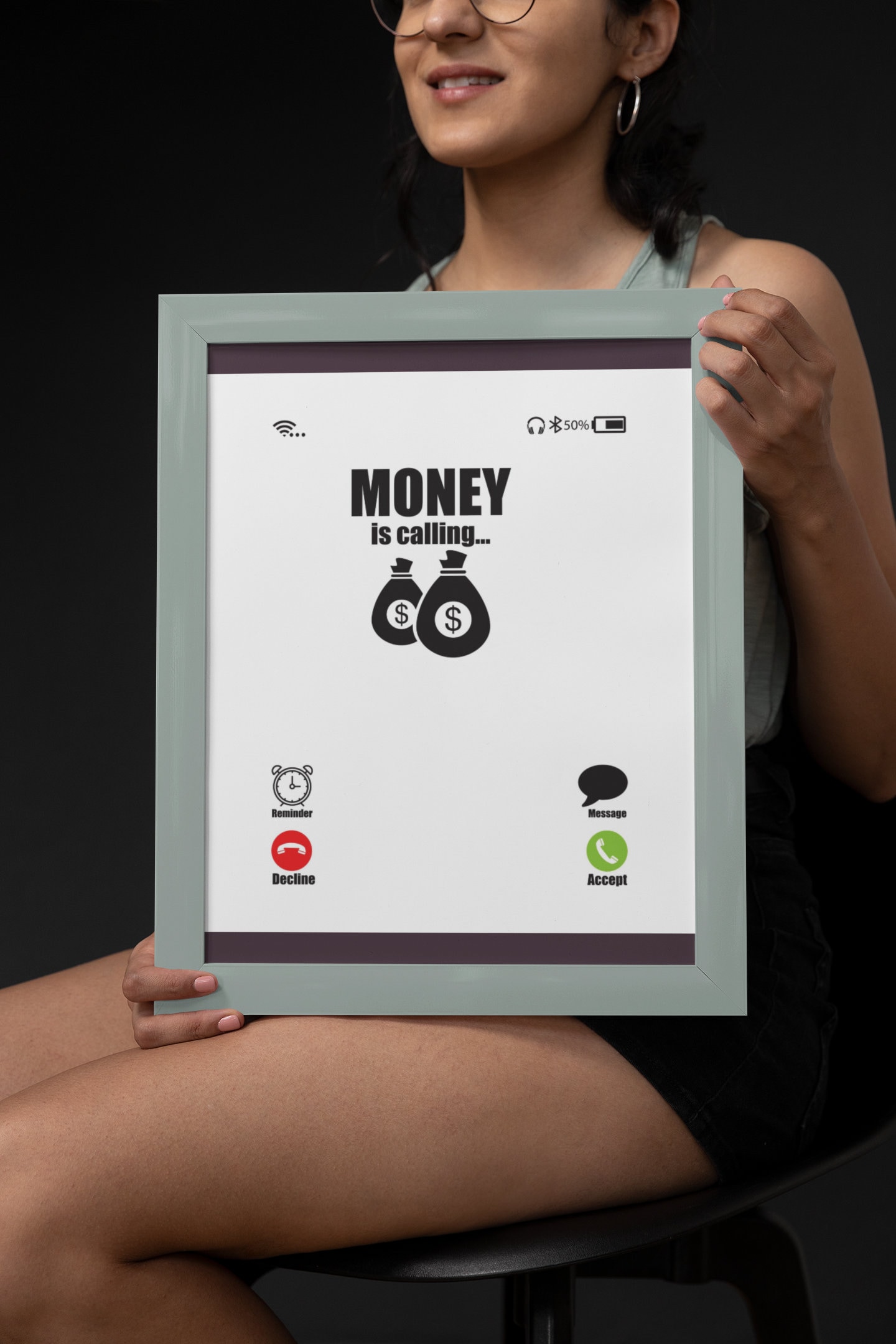 Incoming Call Money is Calling SVG File, Call Screen Svg File for ...