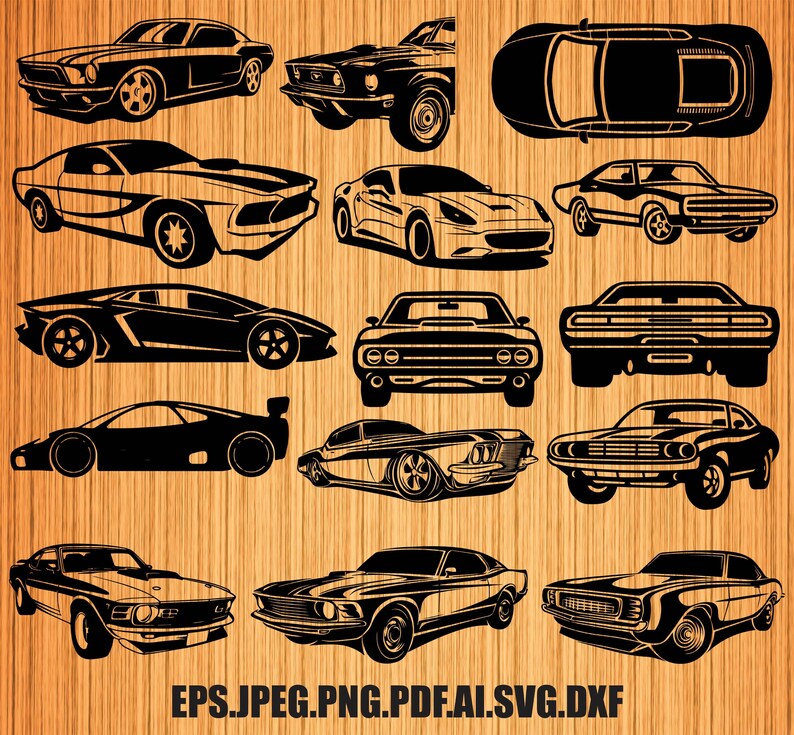 Cars SVG Bundle, Classic Cars Png Bundle, Sports Cars SVG Bundle, Car ...
