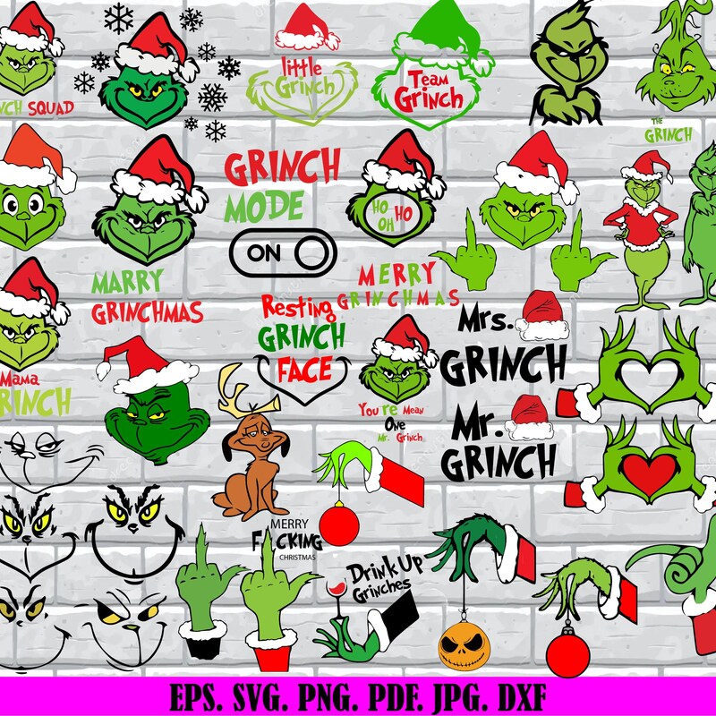 Grinch Svg - Etsy