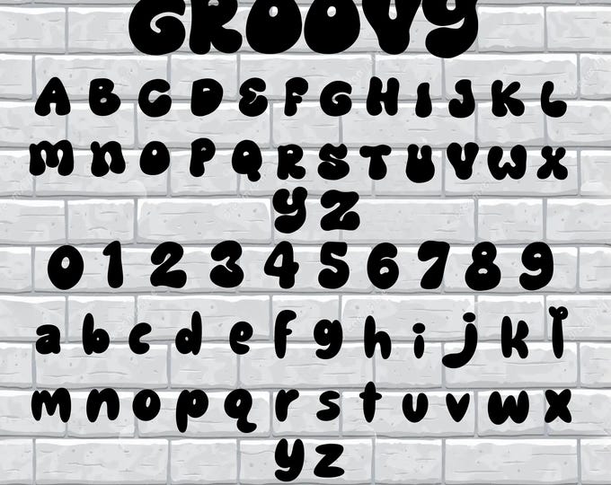 Groovy Font Retro Groovy Font Groovy Script Font Groovy 70s Font Happie ...