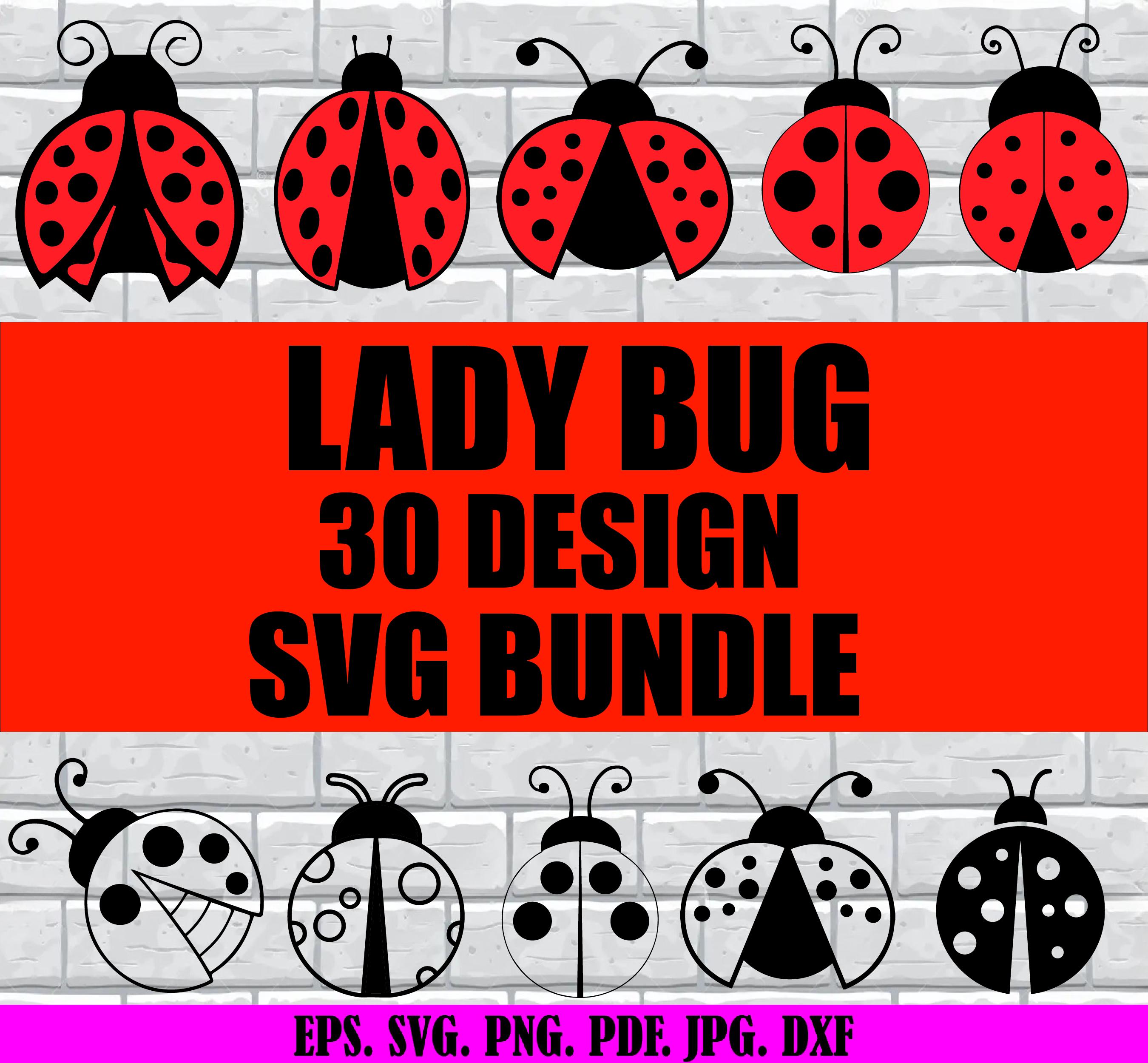 Ladybug SVG Bundle | Ladybug Bundle SVG Files | Ladybug SVG Layered ...