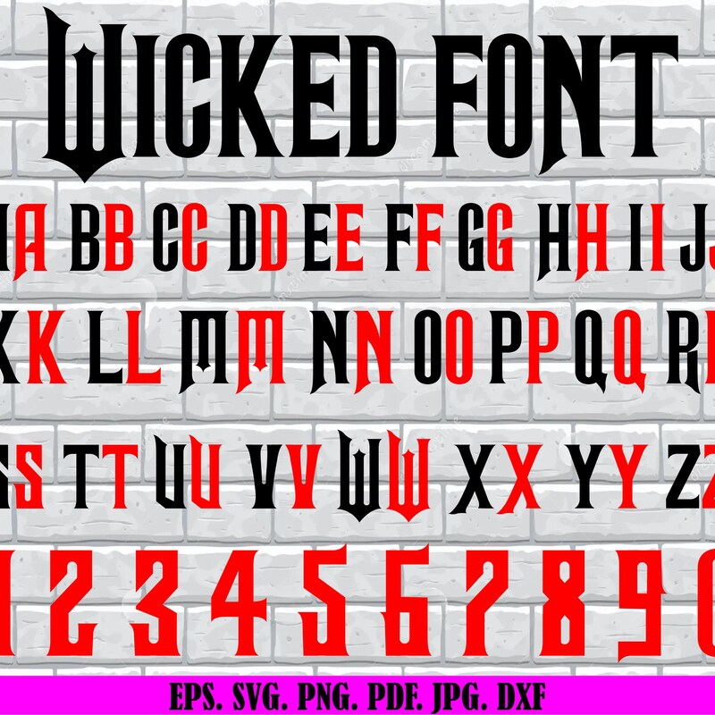Wicked Svg - Etsy