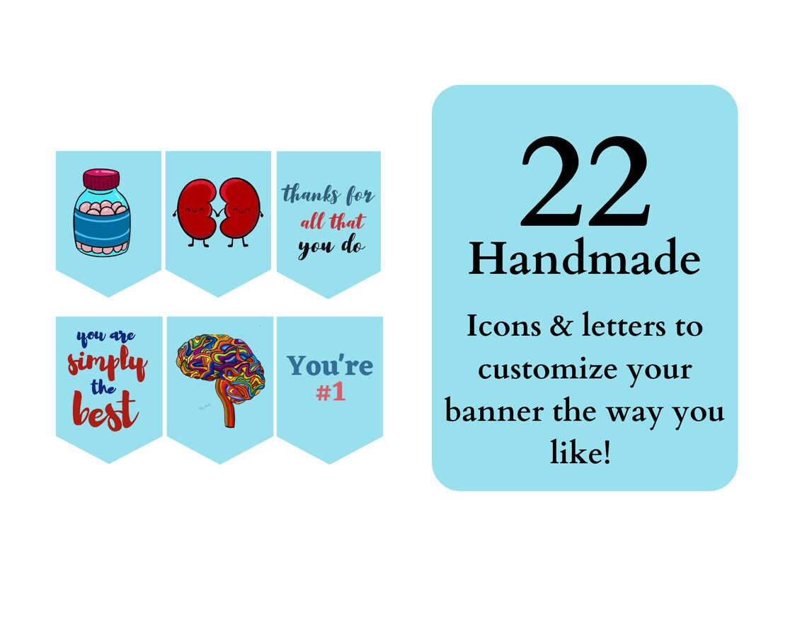 Blue Happy CNA Week Banner Printable / CNA Appreciation Week - Etsy