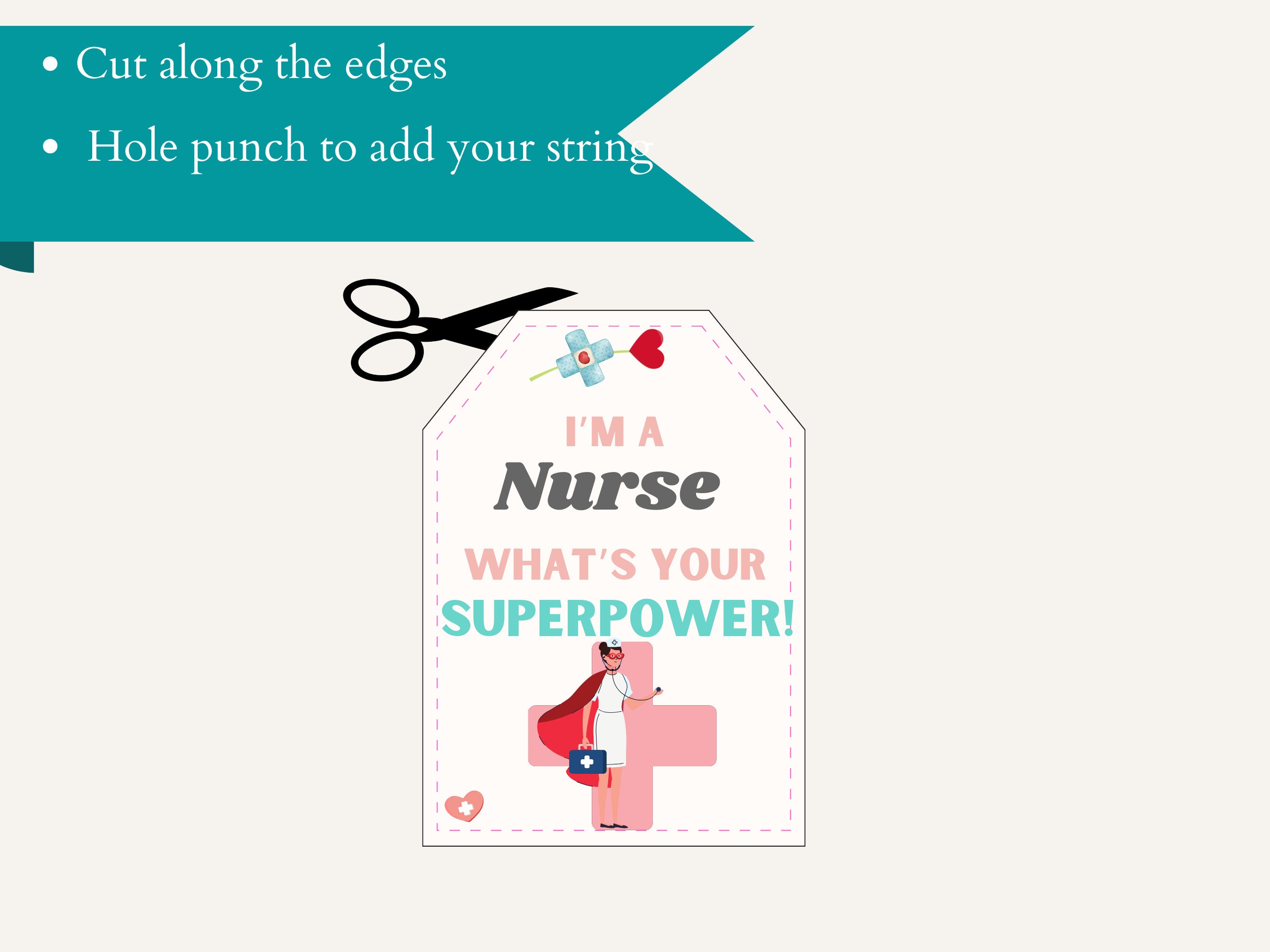 IV Nurses Day Gift Tags Printable, Hand-drawn Infusion Nurse ...