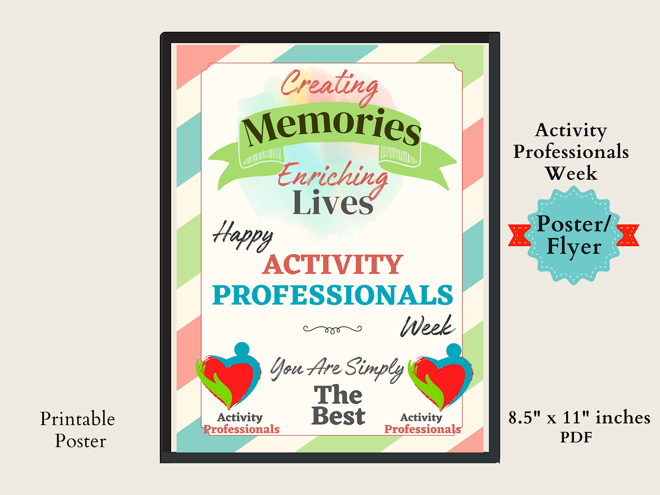 Activity Professionals Week Sign Printable / Activity Professionals ...