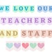 Teacher Appreciation Week Banner Printable / Hand-painted Teacher ...