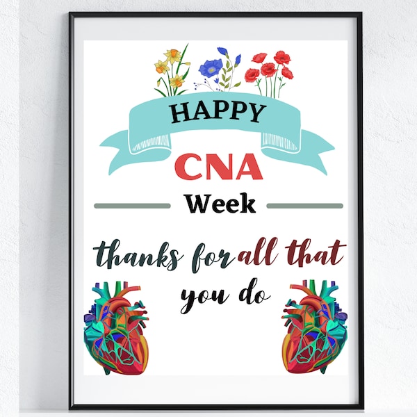 Cna Week Flyer - Etsy