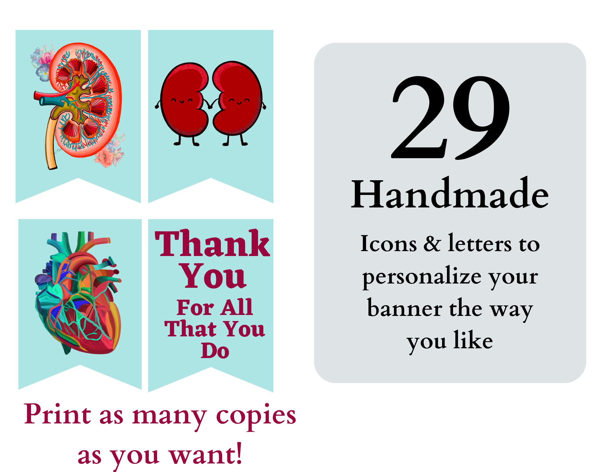 Nurses Week Hand-drawn Banner Printable / Nurse Appreciation Sign ...