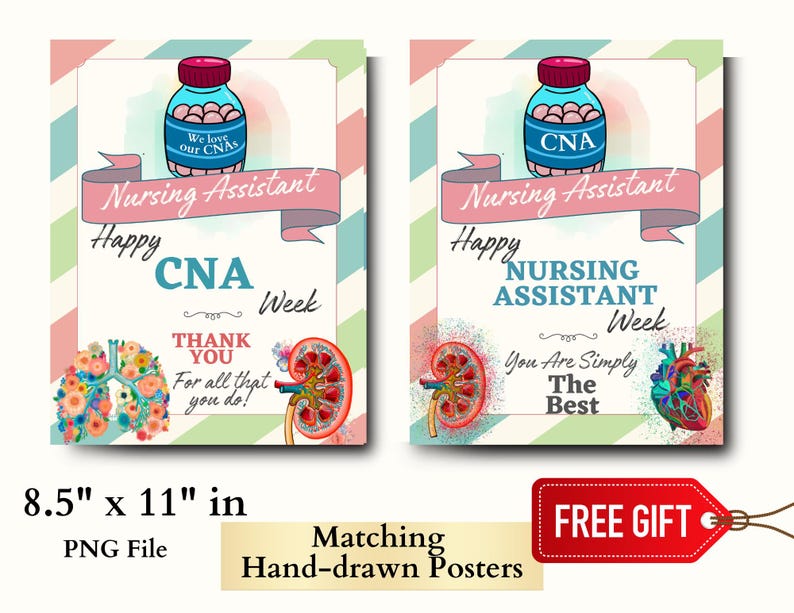 Happy CNA Week Banner Printable / CNA Appreciation Week Banner / Cna ...