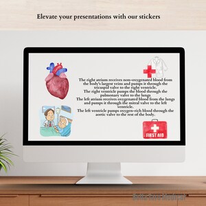 Medical Digital Stickers | 640 Healthcare Stickers | Nurse Sticker ...