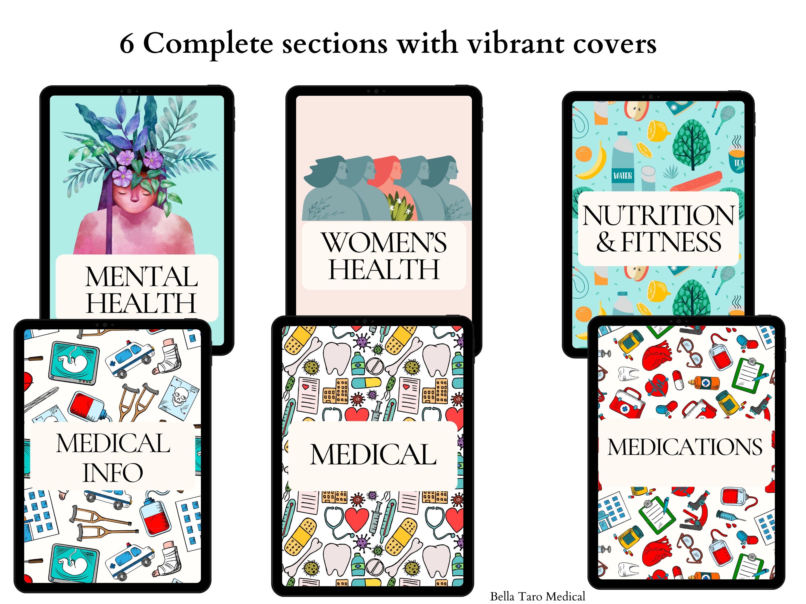 Medical Planner | Medical Binder | Health Tracker | Blood Pressure Log ...